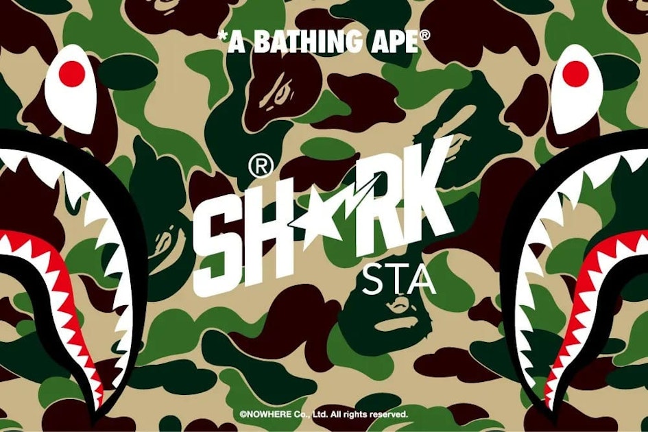 BAPE announces new SHARK STA shoe alongside SHARK HOODIE 20th ...